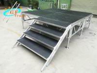 China DJ Concert Wedding Light Aluminum Stage Platform With Adjustable Legs for sale