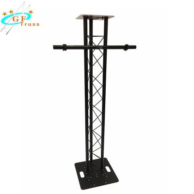 China 6061-T6 Aluminum Plasma Lighting Tower Truss 50mm Main Tube for sale