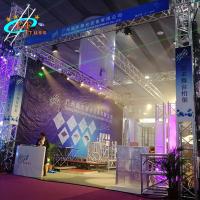 China DJ Trade Exhibition Booth Aluminum Lighting Truss Steel Structure for sale