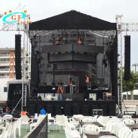 China DJ Trade Exhibition Booth Aluminum Lighting Truss Steel Structure for sale