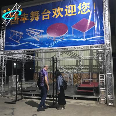 China 4m Length Aluminum Spigot Truss For Convention Center Display for sale