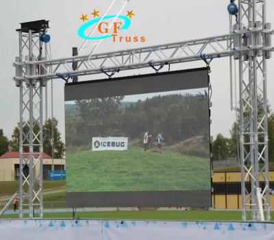 China ODM 6082 T6 0.5M Length LED Screen Truss TV Stand for sale