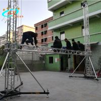 China ODM 6082 T6 0.5M Length LED Screen Truss TV Stand for sale