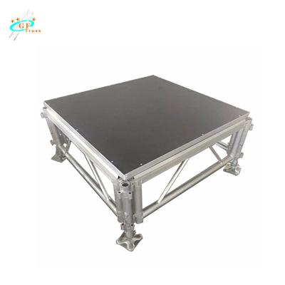 China DJ Concert Wedding Light Aluminum Stage Platform With Adjustable Legs for sale