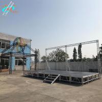 China 4*4ft 4*8ft Aluminum Portable Stage Platform All Terrain Height Adjustable for sale