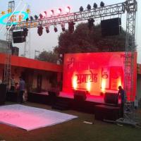 China 6061 T6 LED Screen Small Medium Goal Post Truss Goalpost Lighting Stand for sale
