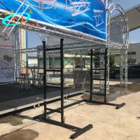 China 6061 T6 LED Screen Small Medium Goal Post Truss Goalpost Lighting Stand for sale