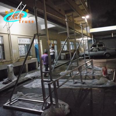 China OEM Exhibition Roof LED Screen Truss Hang Audio for sale