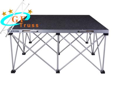 China Folding Stairs Square Aluminum Platform Stage For Exhibition for sale