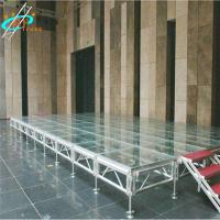 China Outdoor Mobile Aluminium Glass Event Wedding Stage for sale