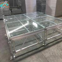 China Outdoor Mobile Aluminium Glass Event Wedding Stage for sale