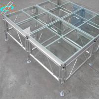 China Outdoor Mobile Aluminium Glass Event Wedding Stage for sale