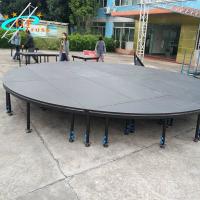 China Portable 6061 Aluminum Circle Stage For Wedding Concert for sale