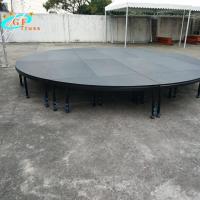 China Portable 6061 Aluminum Circle Stage For Wedding Concert for sale