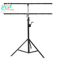 China Tripod Portable Lighting Truss Crank Stand 4.3m Adjustable Height for sale