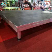 China Portable Outdoor Event Aluminum Stage Platform Non Slip Acrylic Glass Surface for sale