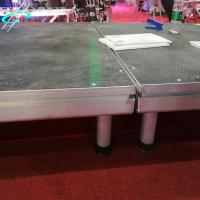 China Portable Outdoor Event Aluminum Stage Platform Non Slip Acrylic Glass Surface for sale