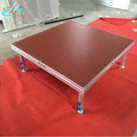 China ROHS Square Adjustable 4 Legs Aluminum Stage Platform for sale