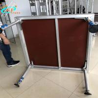 China ROHS Square Adjustable 4 Legs Aluminum Stage Platform for sale