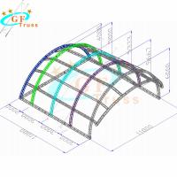 China 520*760mm Aluminum Arch Truss For Concerts Events for sale