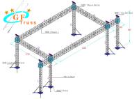 China 390*390mm 6061 Aluminum Spigot Truss For Show Concert for sale