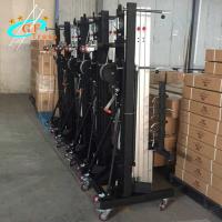 China Black 100kg Load Heavy Duty Crank Stand Speaker Tower Lift for sale