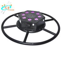 China Spinning DMX512 Stage Circle Lighting Truss For Hanging Moving Head Light for sale