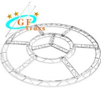 China 100mm Outdoor Circle Aluminum Spigot Truss For Performance for sale