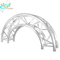 China Customized Color Circle Stage 290*290mm Aluminum Spigot Truss For Show for sale