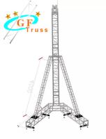 China 6082 6M Height Line Array Truss Lift Tower With Adjustable Legs for sale
