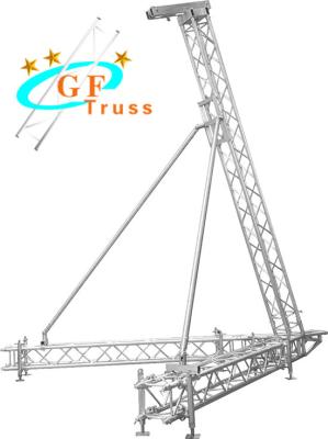 China 6082 6M Height Line Array Truss Lift Tower With Adjustable Legs for sale