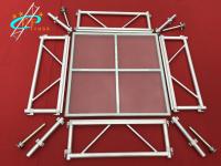 China Assemble Mobile Wedding Swimming Pool Stage Glass Acrylic Stage Aluminum Frame for sale
