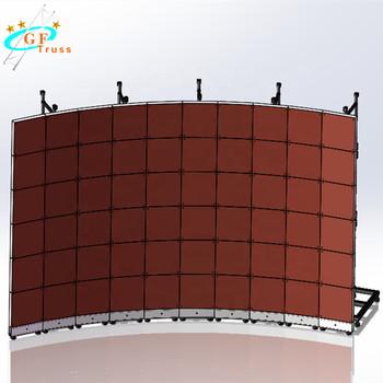 China T6 LED Screen Wall Support Truss Module Size 500mm*1000mm for sale