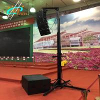 China Heavy Duty DJ Folding Line Array Truss Speaker Crank Up Stand for sale