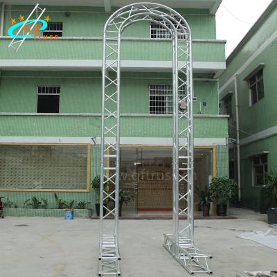 China Modern Arch Wedding Backdrop Stand Truss  Aluminum Frame for sale