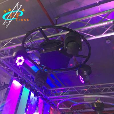 China Stage Mini Rotary Circle Lighting Truss For Hanging Moving Head Light for sale