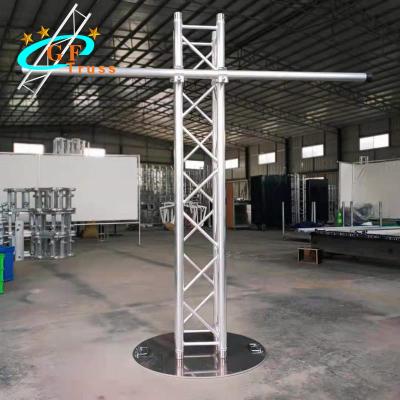 China 6.56FT 2 Meter Aluminum Lighting Truss Plasma TV Mount Stand Stage for sale
