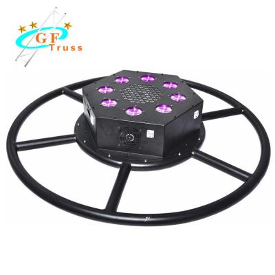 China Aluminum Mini Stage Lighting Rotating Circle Truss for sale
