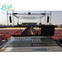 China Retractable Aluminum Stage Roof Truss System Main Tube 50*3mm for sale