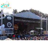 China Retractable Aluminum Stage Roof Truss System Main Tube 50*3mm for sale