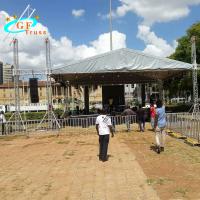 China Concert Wedding Event TUV Aluminum Roof Truss System With Stage for sale