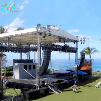 China Concert Wedding Event TUV Aluminum Roof Truss System With Stage for sale