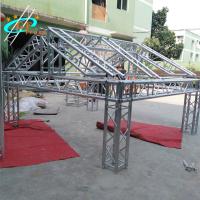 China Concert Wedding Event TUV Aluminum Roof Truss System With Stage for sale