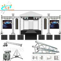 China Indoor Aluminum Roof System Truss 200x200mm Customized Size for sale