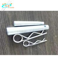 China Double Ended Conical Coupler With Clips Pin Clamp Trusses Parts F34 Custom Color for sale