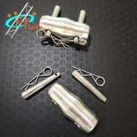 China Double Ended Conical Coupler With Clips Pin Clamp Trusses Parts F34 Custom Color for sale