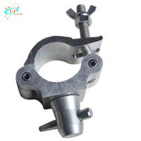 China Single Silver Black Aluminum Truss Clamp For 48mm To 52mm Round Pipe for sale