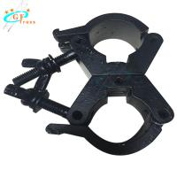 China Single Silver Black Aluminum Truss Clamp For 48mm To 52mm Round Pipe for sale