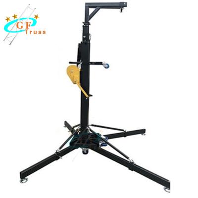 China 100kg Load Line Array Truss Hand Crank Black Color for sale