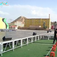 China Exhibition 750kgs/M2 0.6m Height Aluminum Stage Platform for sale